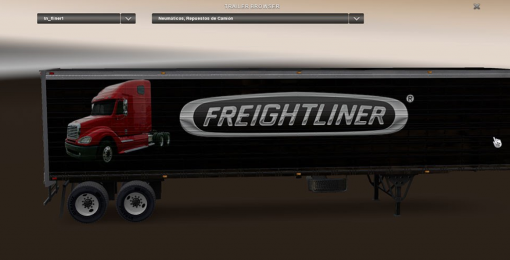 Freightliner Trailer Cargo and SKIN by ROBOTIC! ATS - ATS Mod ...