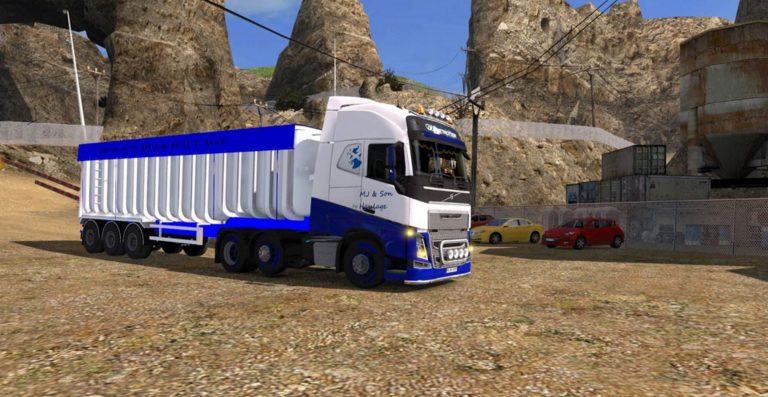 Grain Tipper Trailer - ATS Mod | American Truck Simulator Mod