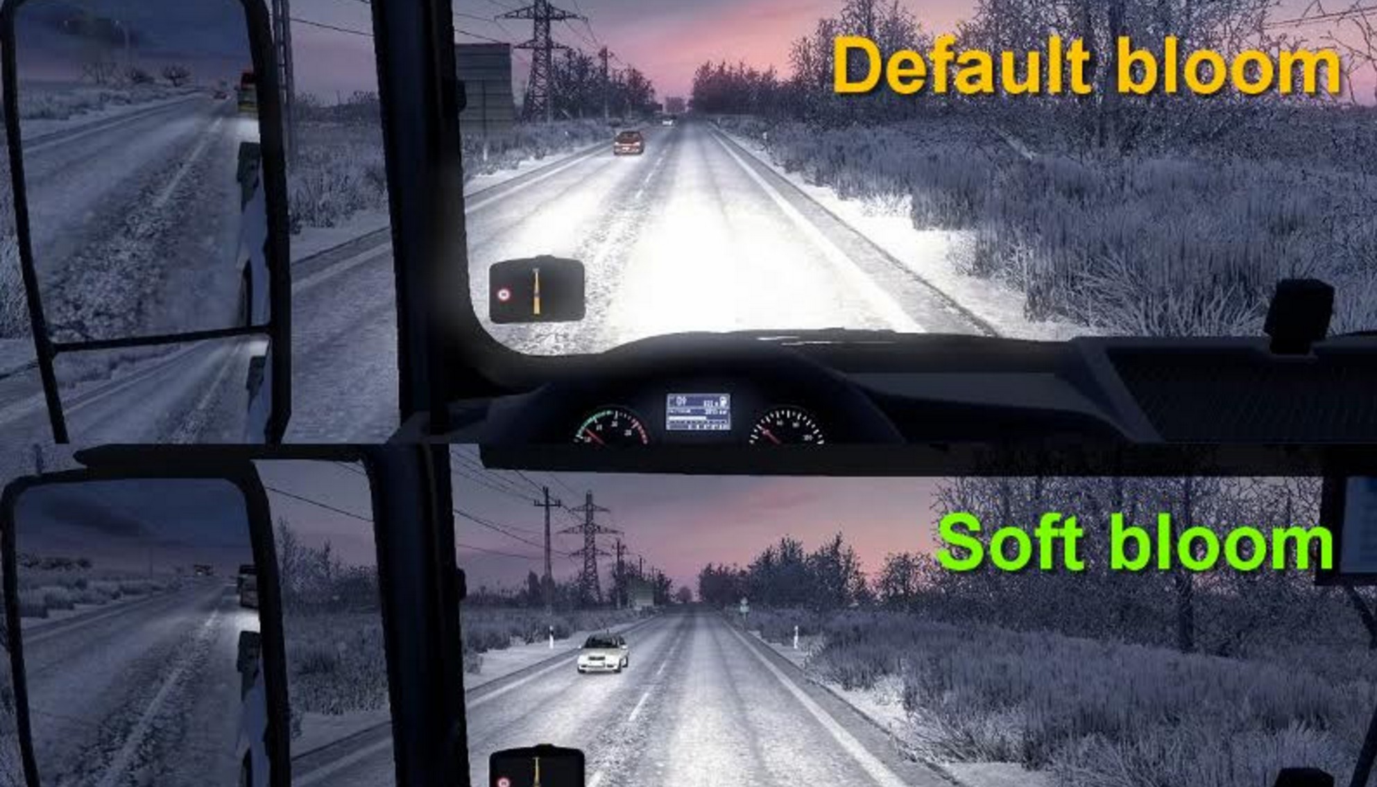 HDR Soft Bloom for “Frosty Winter” by Grimes Mod - ATS Mod | American ...