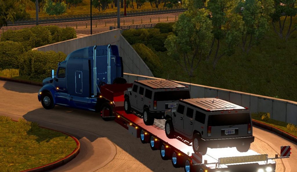 Hummer Trailer Mod - ATS Mod | American Truck Simulator Mod