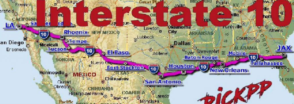 Interstate 10 Map v 1.1 Update for Version 1.4 mod - ATS Mod | American ...