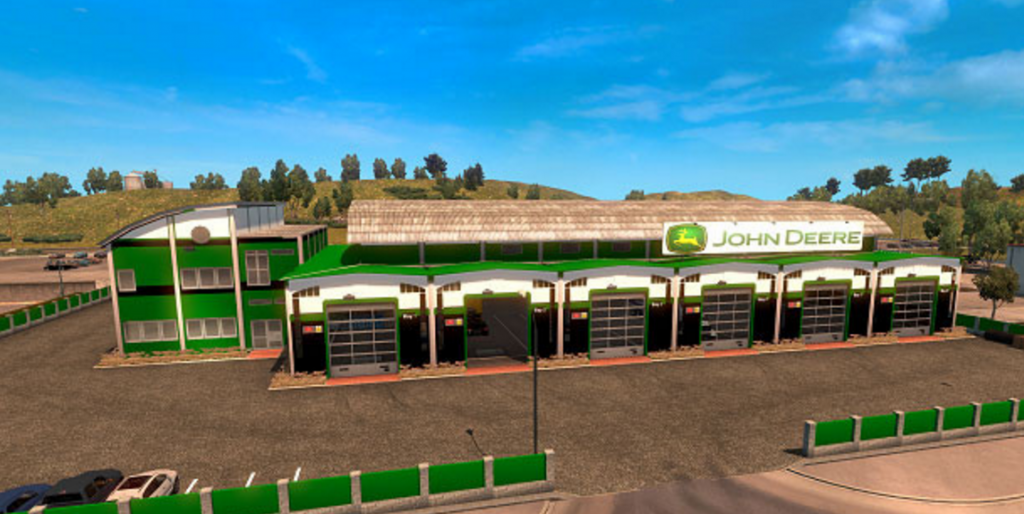 John Deere Garage Mod - ATS Mod | American Truck Simulator Mod