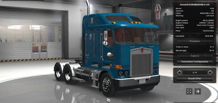 KENWORTH T608 1.45 Mod - ATS Mod | American Truck Simulator Mod