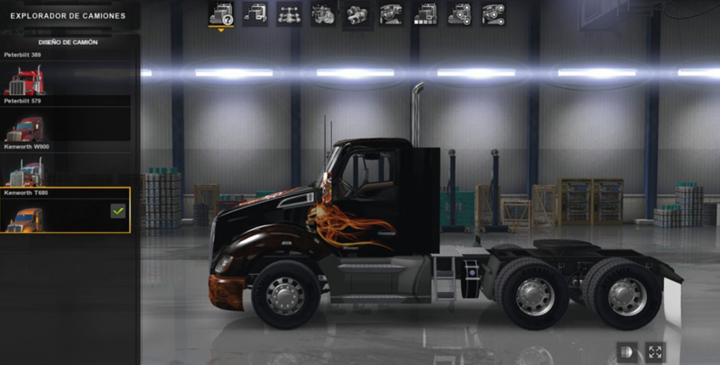 Kenworth T680 Harleyby Skin ATS - ATS Mod | American Truck Simulator Mod