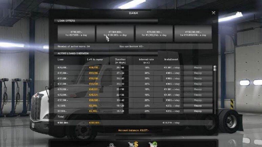 More Money Mod - ATS Mod | American Truck Simulator Mod