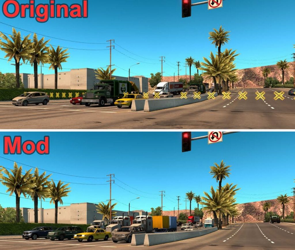 No Road end Signs Mod - ATS Mod | American Truck Simulator Mod