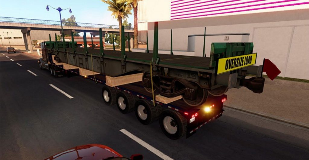 Oversize trailers U.S.A. V4 Mod - ATS Mod | American Truck Simulator Mod