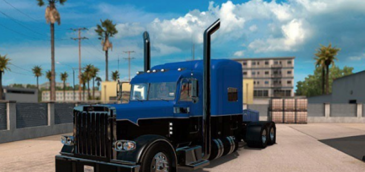 ROLLING TRANSPORT SKIN JON RUDA PETERBILT 389 1.45 Mod - ATS Mod ...