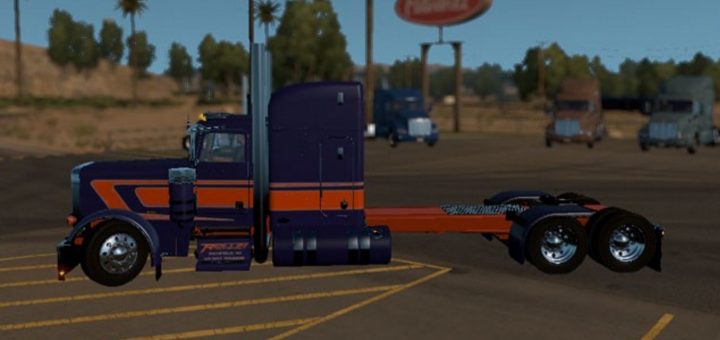 Peterbilt 389 Red Devil Truck Skin - ATS Mod | American Truck Simulator Mod