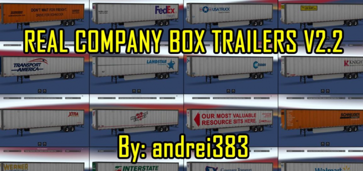 ATS Trailer Skins Mods | American Truck Simulator Trailer Skins mods