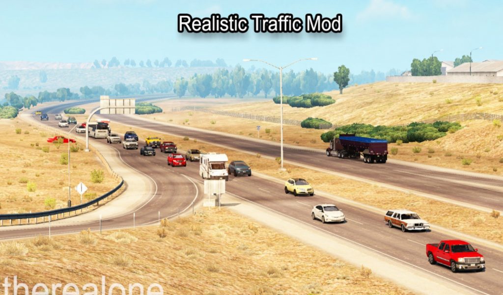 Realistic Traffic Mod v2.1 [1.6.1.x] for ATS MOD - ATS Mod | American ...