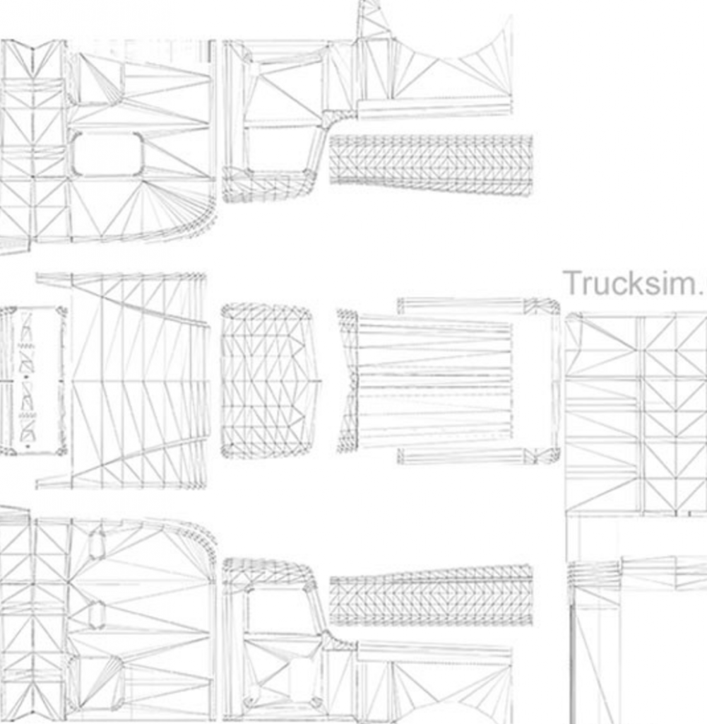 SCS Peterbilt 389 Skinning Template ATS - ATS Mod | American Truck ...