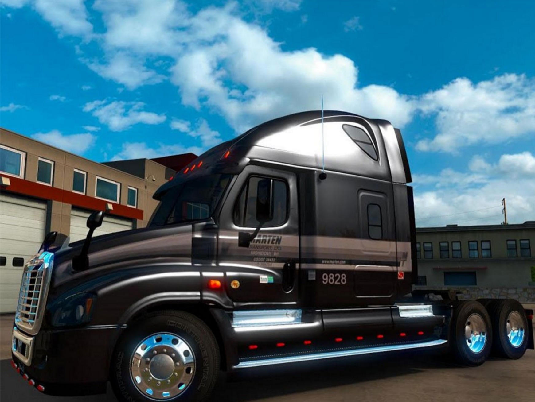 Skin “MARTEN” Freightliner Cascadia Mod - ATS Mod | American Truck ...