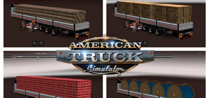 The Godfather's TSA Drop Deck Trailer Skins Pack v1.1 Mod - ATS Mod ...