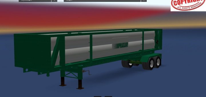 Custom 53′ Trailer ATS - ATS Mod | American Truck Simulator Mod