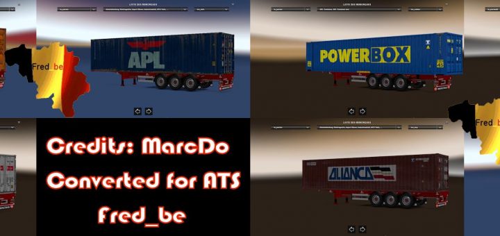 The Godfather's Fast Food Restaurants 45ft Trailer Skins Pack v1.0 Mod ...