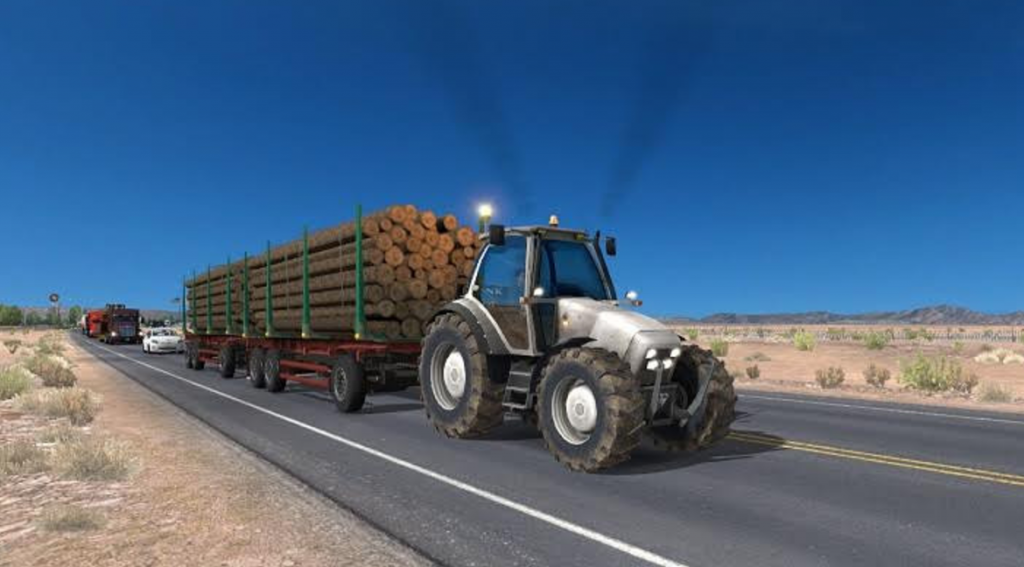Tractor with trailers in traffic ATS - ATS Mod | American Truck ...