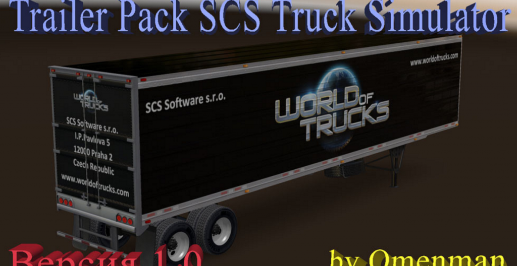 Trailers Pack SCS Truck Simulator v 1.0 Mod - ATS Mod | American Truck ...