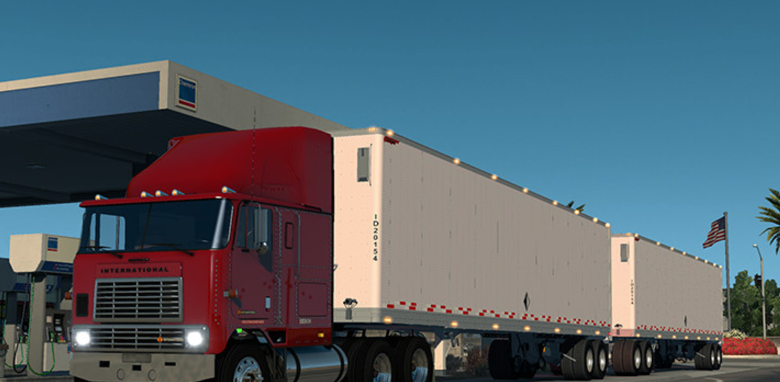 Great Dane 48′ Double trailer ATS Trailer Mod - ATS Mod | American ...