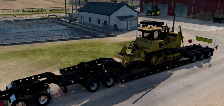 Etnyre Lowboy Black Hawk v2.0 ATS Trailer Mod - ATS Mod | American ...