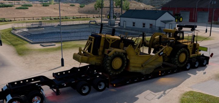 Grain Tipper Trailer - ATS Mod | American Truck Simulator Mod