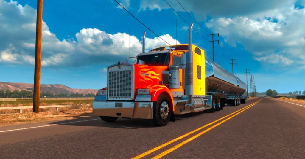 Flame on Truck Skin Pack mod - ATS Mod | American Truck Simulator Mod