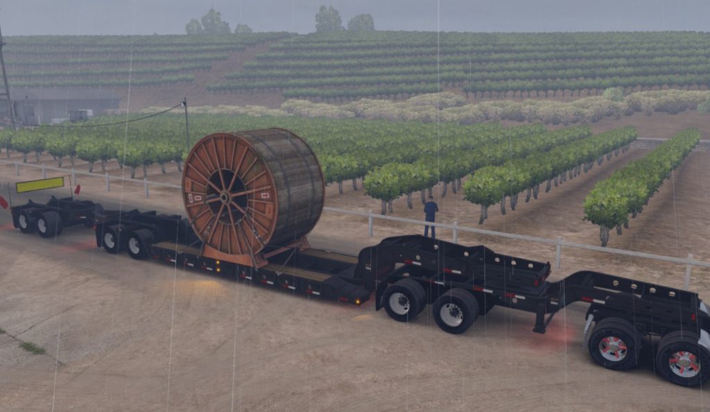 Long Oversized Trailer Magnitude 55l with a Load Coil Trailer Mod - ATS ...