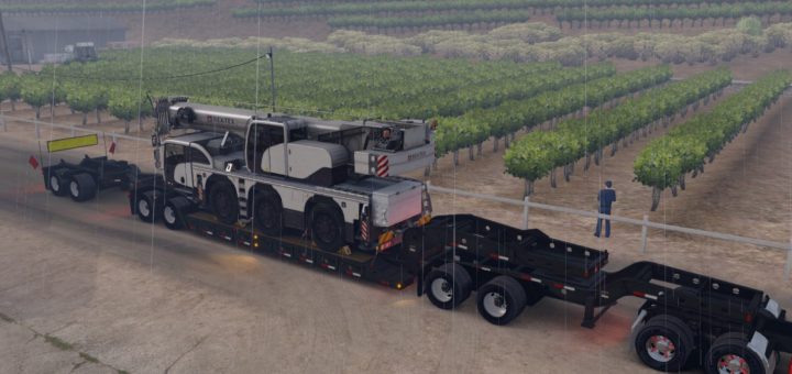 Benson end-dump Trailer a1.39 Mod - ATS Mod | American Truck Simulator Mod