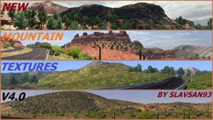NEW MOUNTAIN TEXTURES V4.0 ATS MOD - ATS Mod | American Truck Simulator Mod