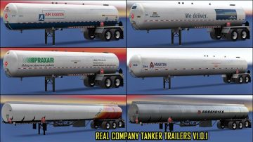 REAL COMPANY TANKER TRAILERS V1.0.1 ATS MOD - ATS Mod | American Truck ...