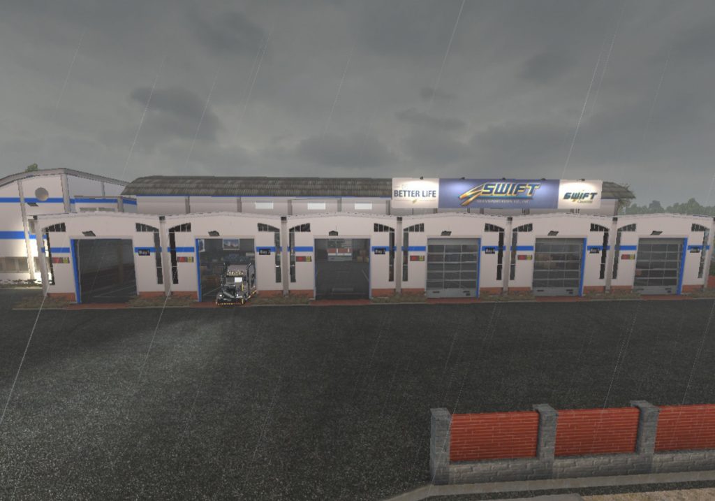 Swift Transport Garage Mod ATS - ATS Mod | American Truck Simulator Mod