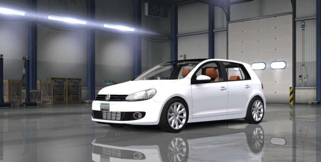 Volkswagen Golf MK6 ATS car mod - ATS Mod | American Truck Simulator Mod