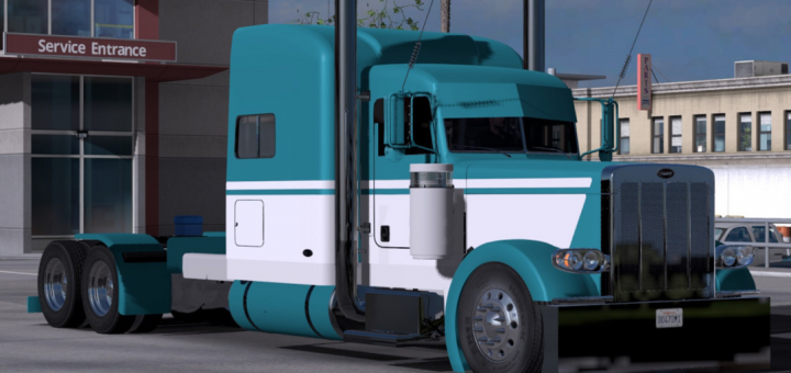 Peterbilt 389 Yellow / Green skin ATS - ATS Mod | American Truck ...