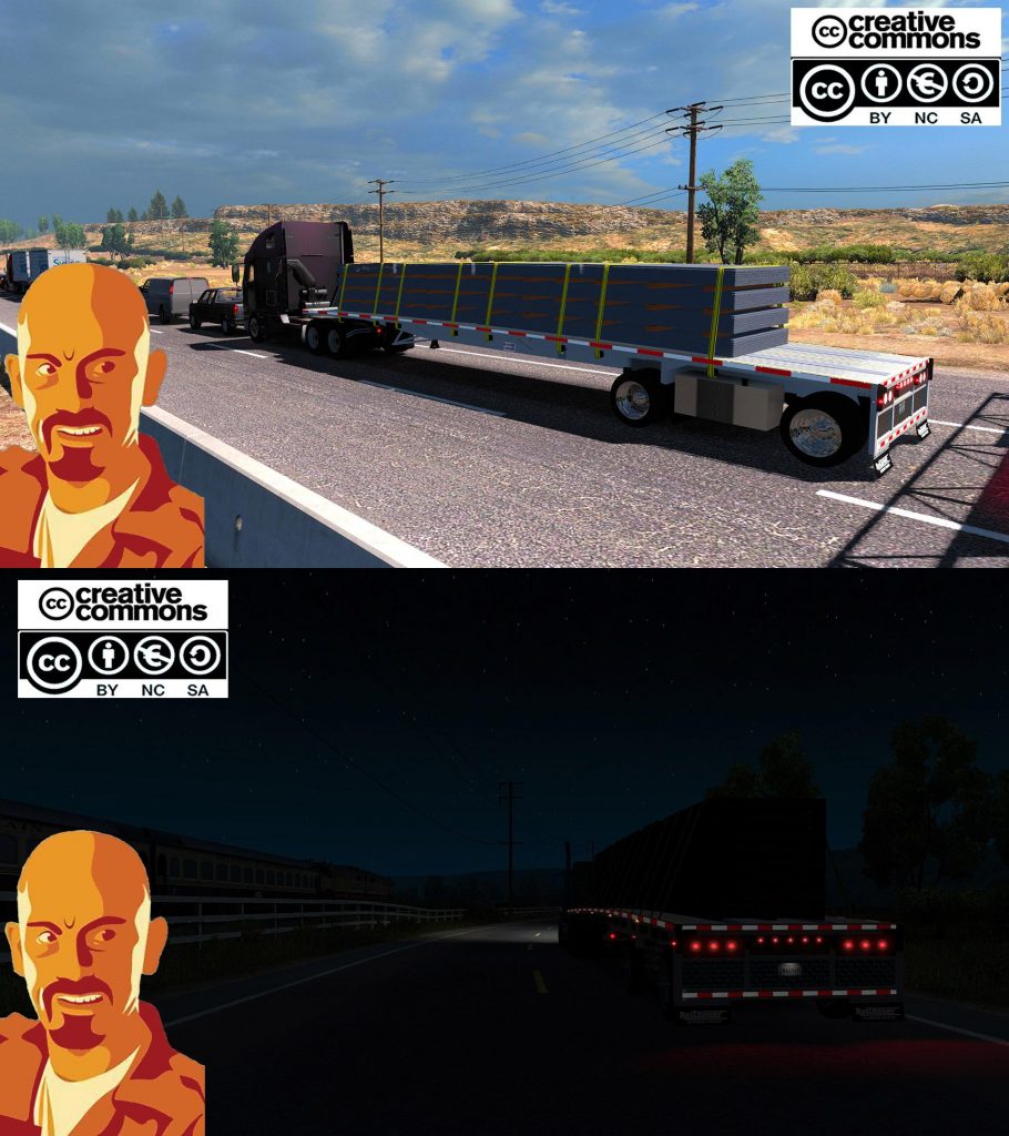 REITNOUER BIGBUBBA FLATBED TRAILER 1.28.X ATS MOD - ATS Mod | American ...