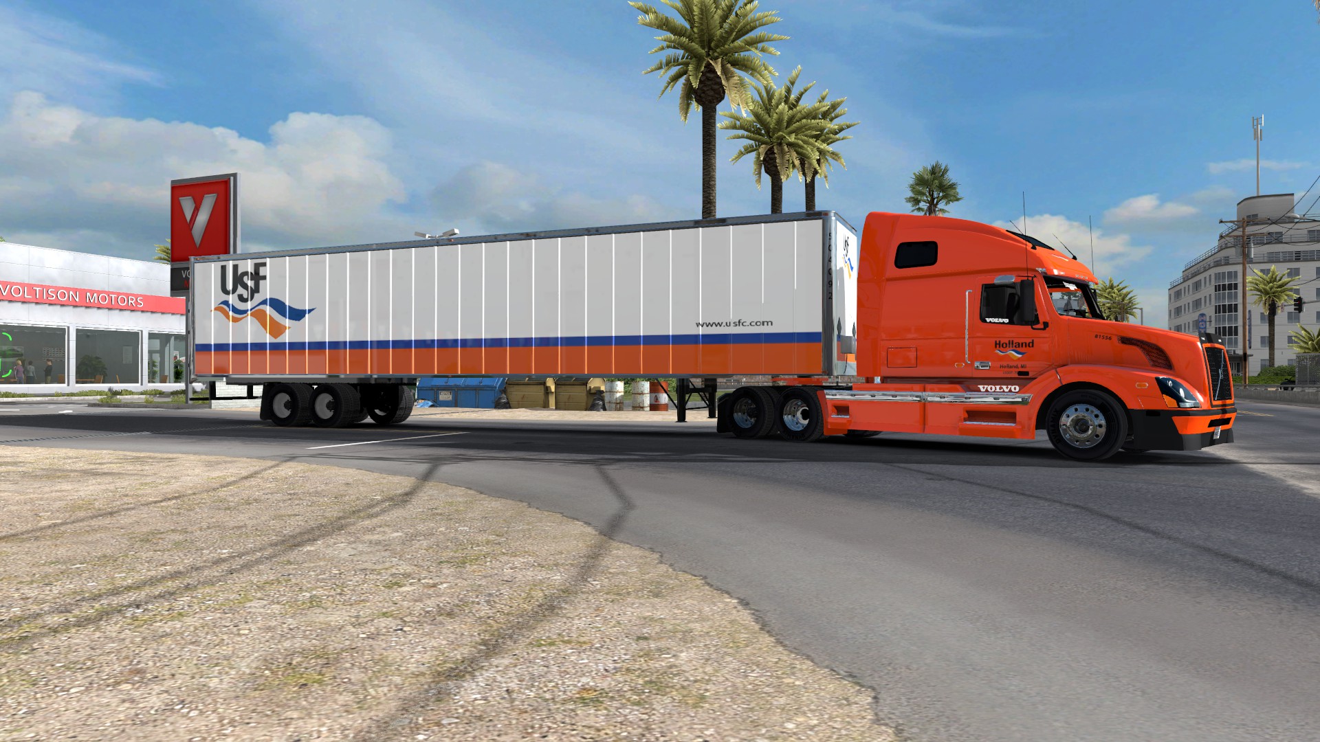 USF Holland, Inc. – Re-Done Trailer skin - ATS Mod | American Truck ...