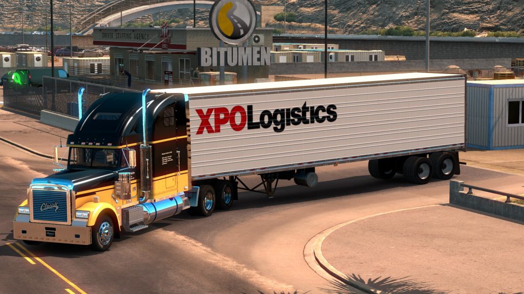 XPO Logistics, Inc. Reefer Trailer skin - ATS Mod | American Truck ...