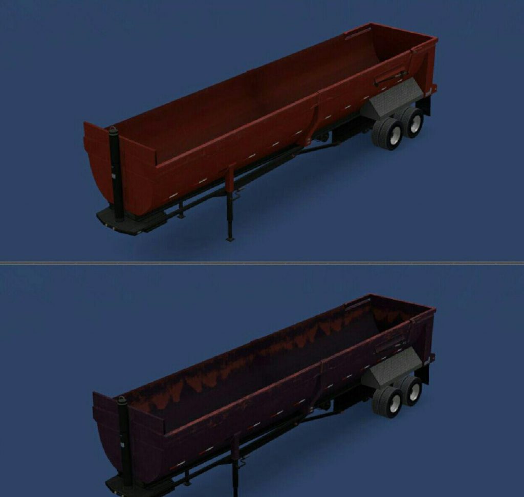 Empty Dumper Trailer for ATS - ATS Mod | American Truck Simulator Mod