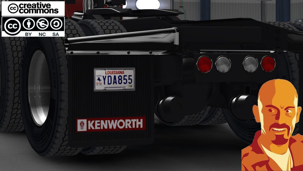 KENWORTH K100 ATS CUSTOM PLATE FOR TRUCK1.29.X - ATS Mod | American ...