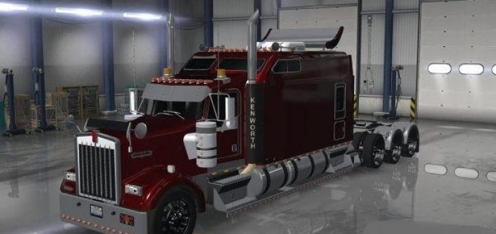 Kenworth W990 by Harven: Heavy-Haul 8x Chassis v1.1 Mod - ATS Mod ...
