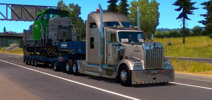 Truck transporter wrecker loads 1.35 Mod - ATS Mod | American Truck ...