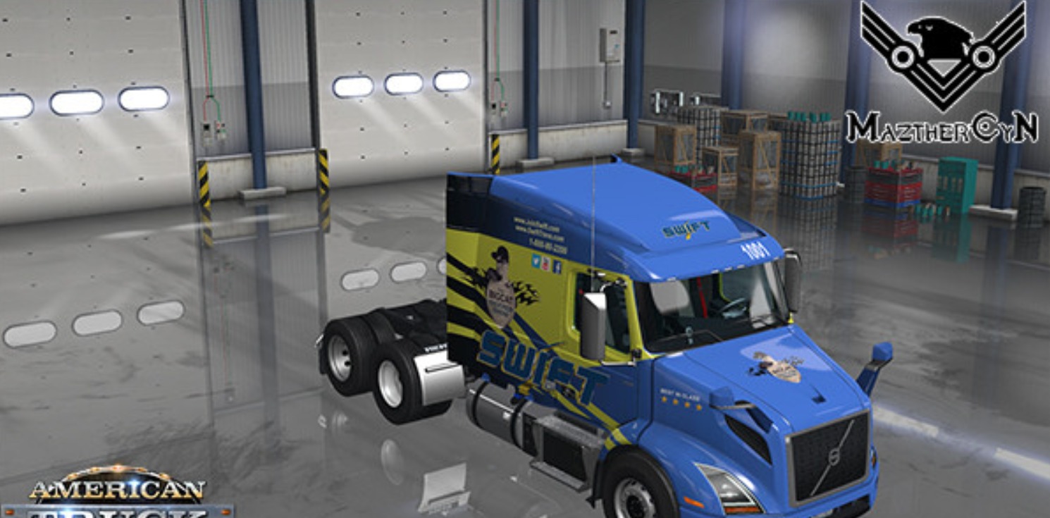 Truck Skin Swift Big Cat – Volvo VNR – MaztherCyN - ATS Mod | American ...