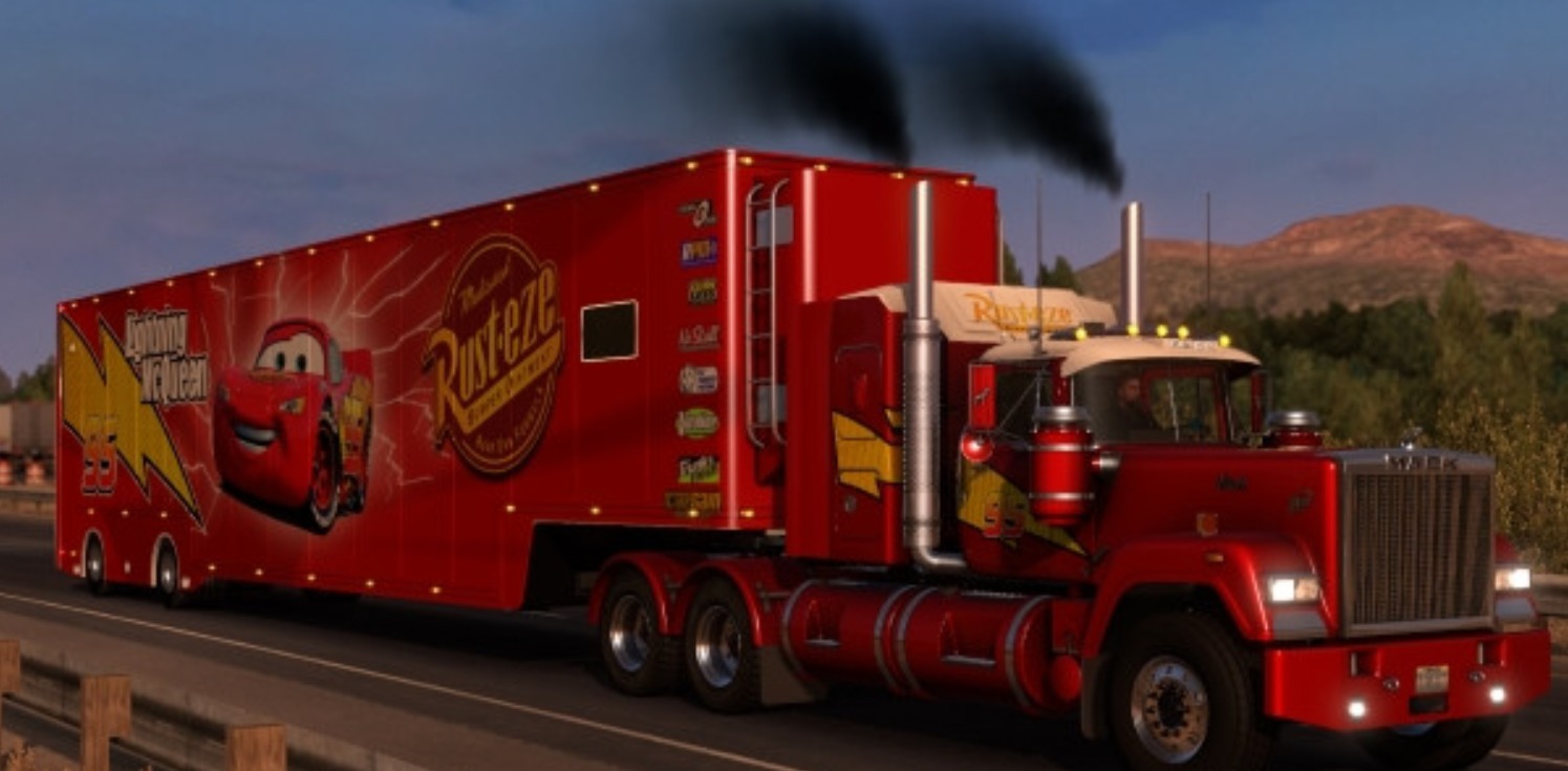 ATS Pixar’s Mack Tuck and Trailer Skin - ATS Mod | American Truck ...