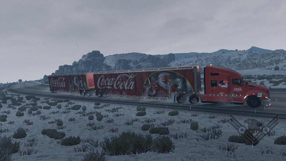 COCA COLA NAVIDAD – MAZTHERCYN TRAILER SKIN - ATS Mod | American Truck ...