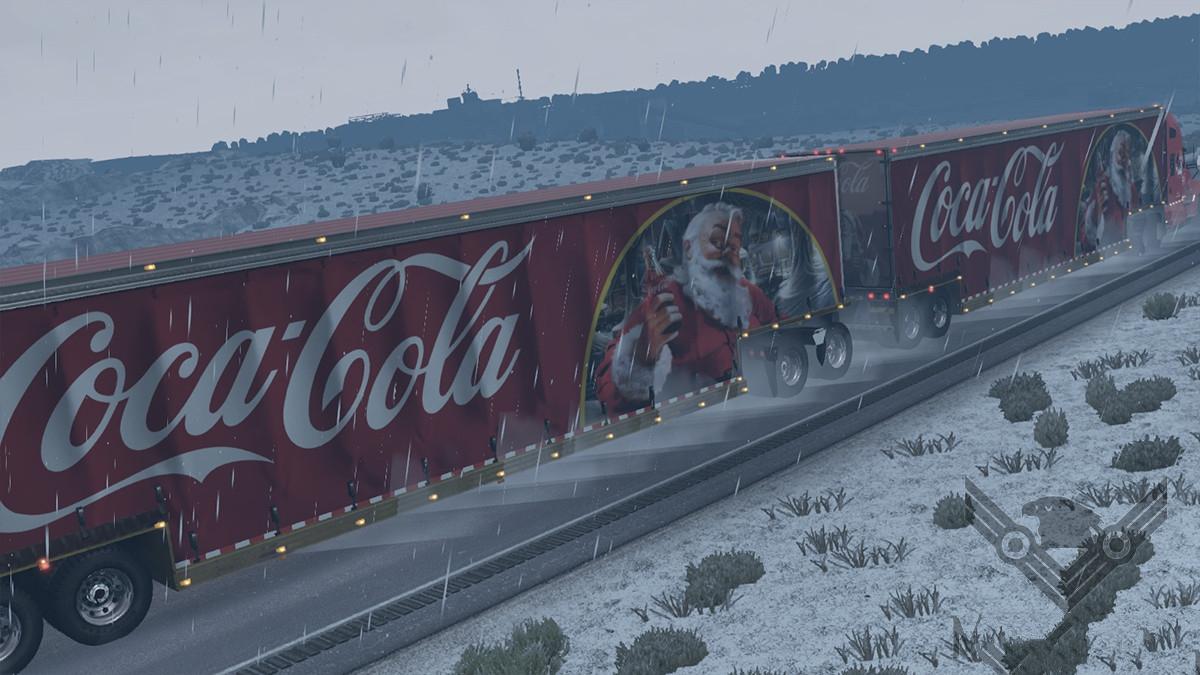 COCA COLA NAVIDAD – MAZTHERCYN TRAILER SKIN - ATS Mod | American Truck ...