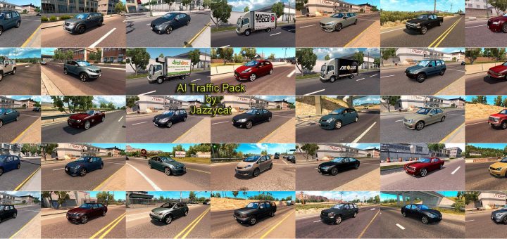 Brutal Traffic V5.7 1.54 Mod - ATS Mod | American Truck Simulator Mod