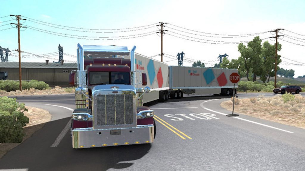 ATS Double Trailer - ATS Mod | American Truck Simulator Mod
