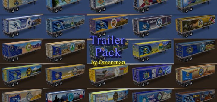 US Trailers Pack v1.0 ATS 1.38.x Mod - ATS Mod | American Truck ...