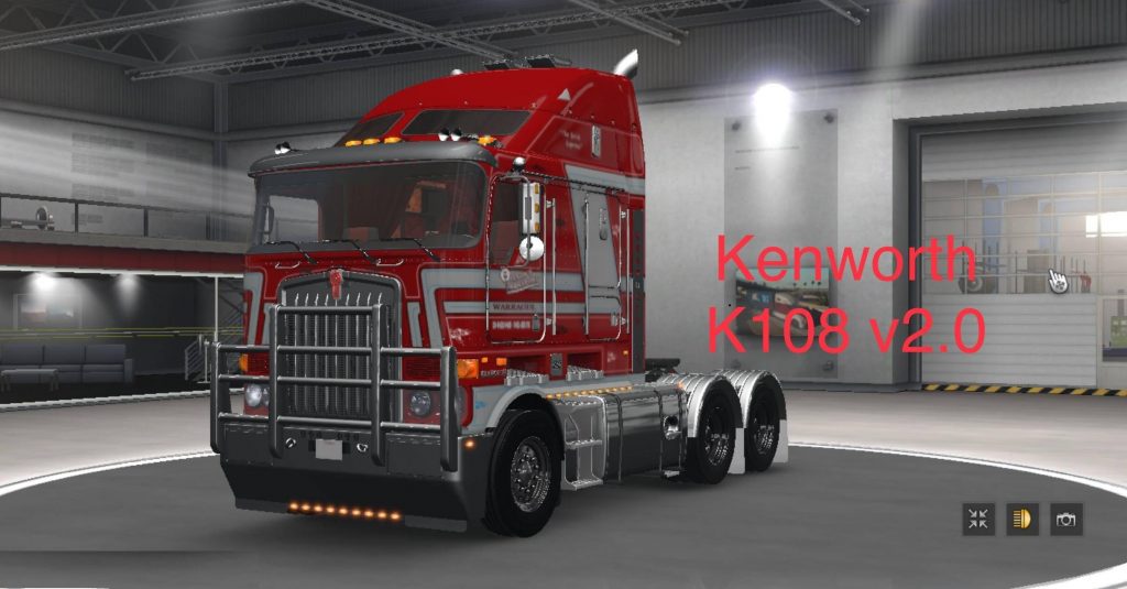 UPDATED KENWORTH K108 TRUCK V2.0 - ATS Mod | American Truck Simulator Mod