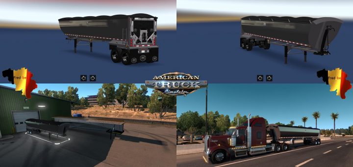 CHROME TRAILER V1 MOD - ATS Mod | American Truck Simulator Mod