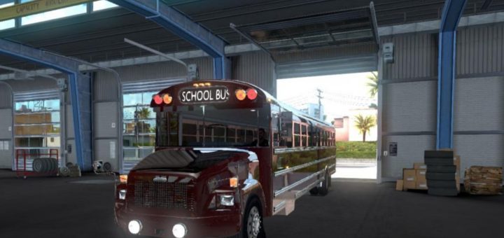 School Bus - ATS Mods | American Truck Simulator School Bus Mods